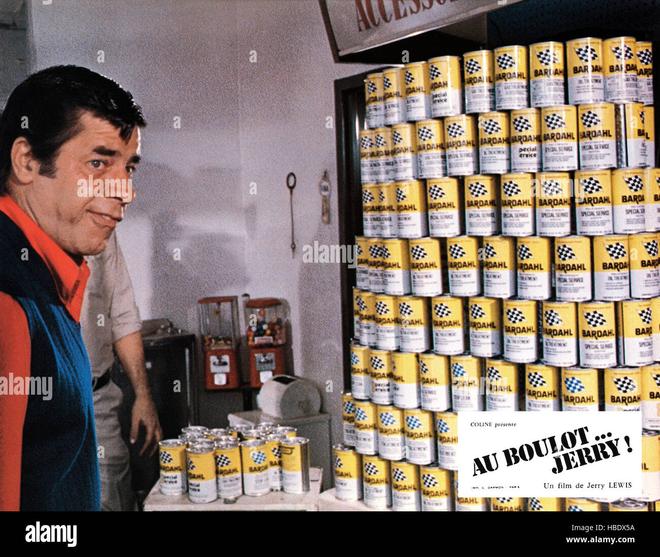 HARDLY WORKING, (aka AUBOULOT...JERRY!), Jerry Lewis, 1980, TM ...