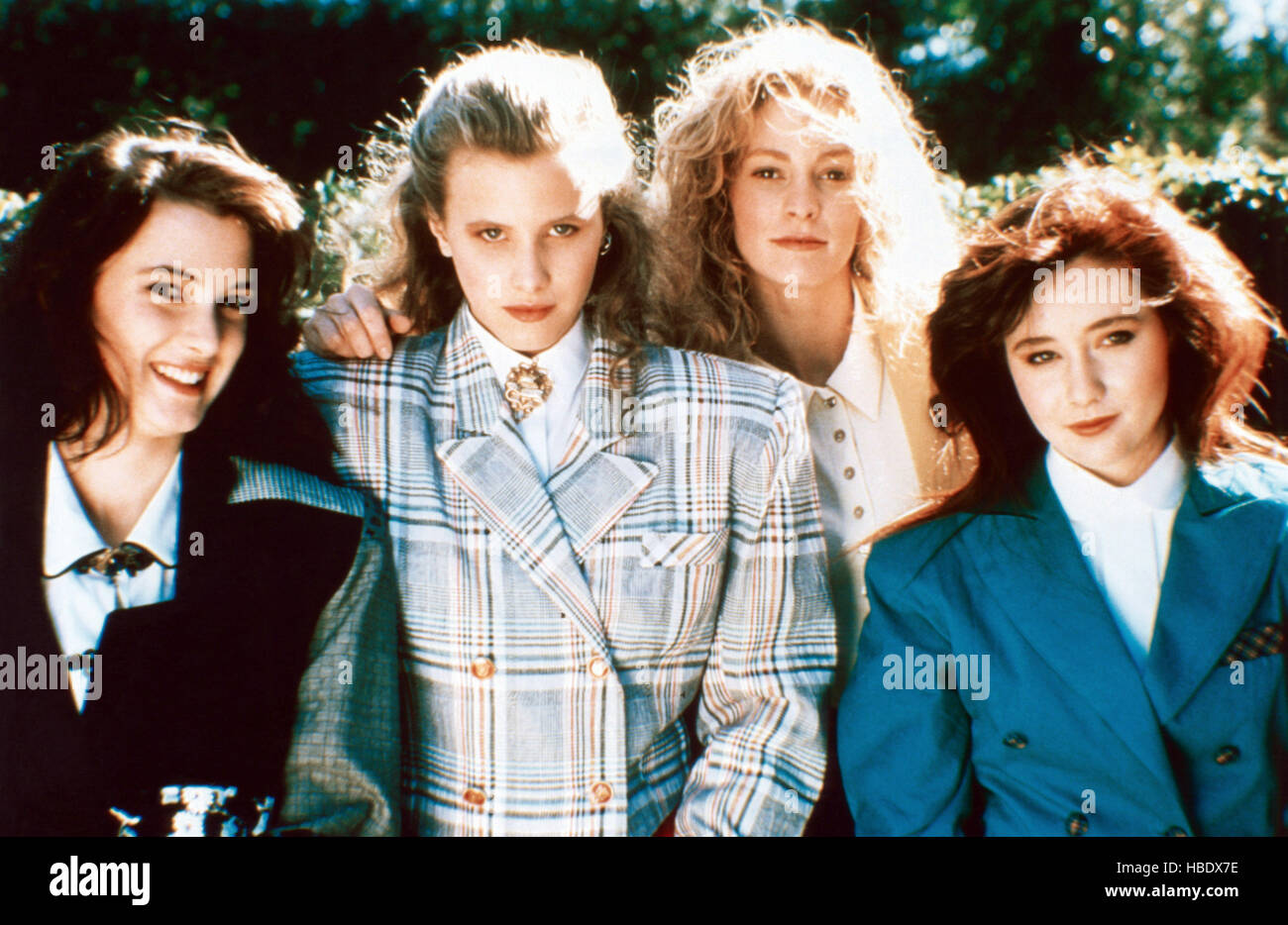 HEATHERS, from left: Winona Ryder, Kim Walker, Lisanne Falk, Shannon ...