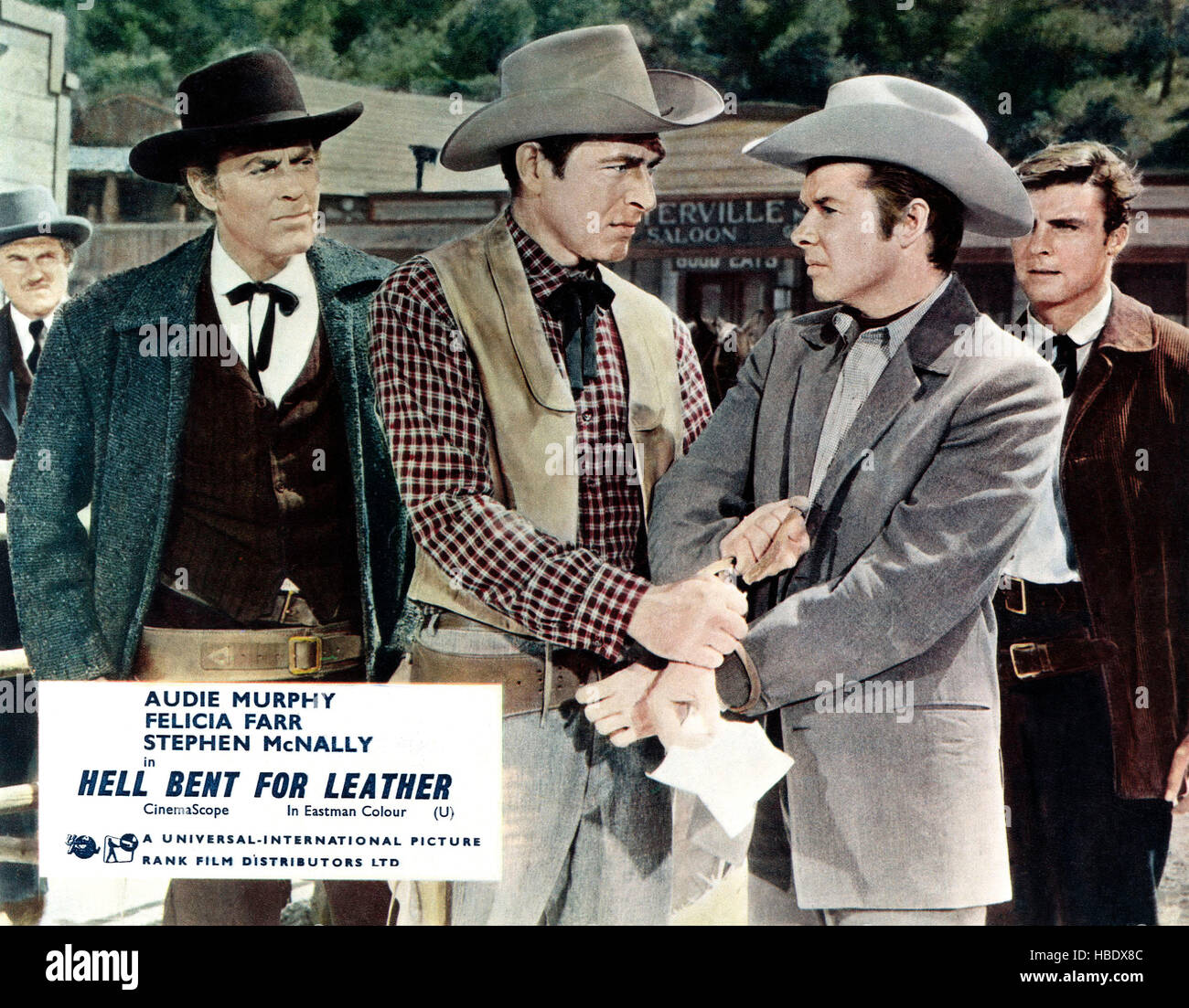 HELL BENT FOR LEATHER, from left: Herbert Rudley, Allan Lane, Stephen ...