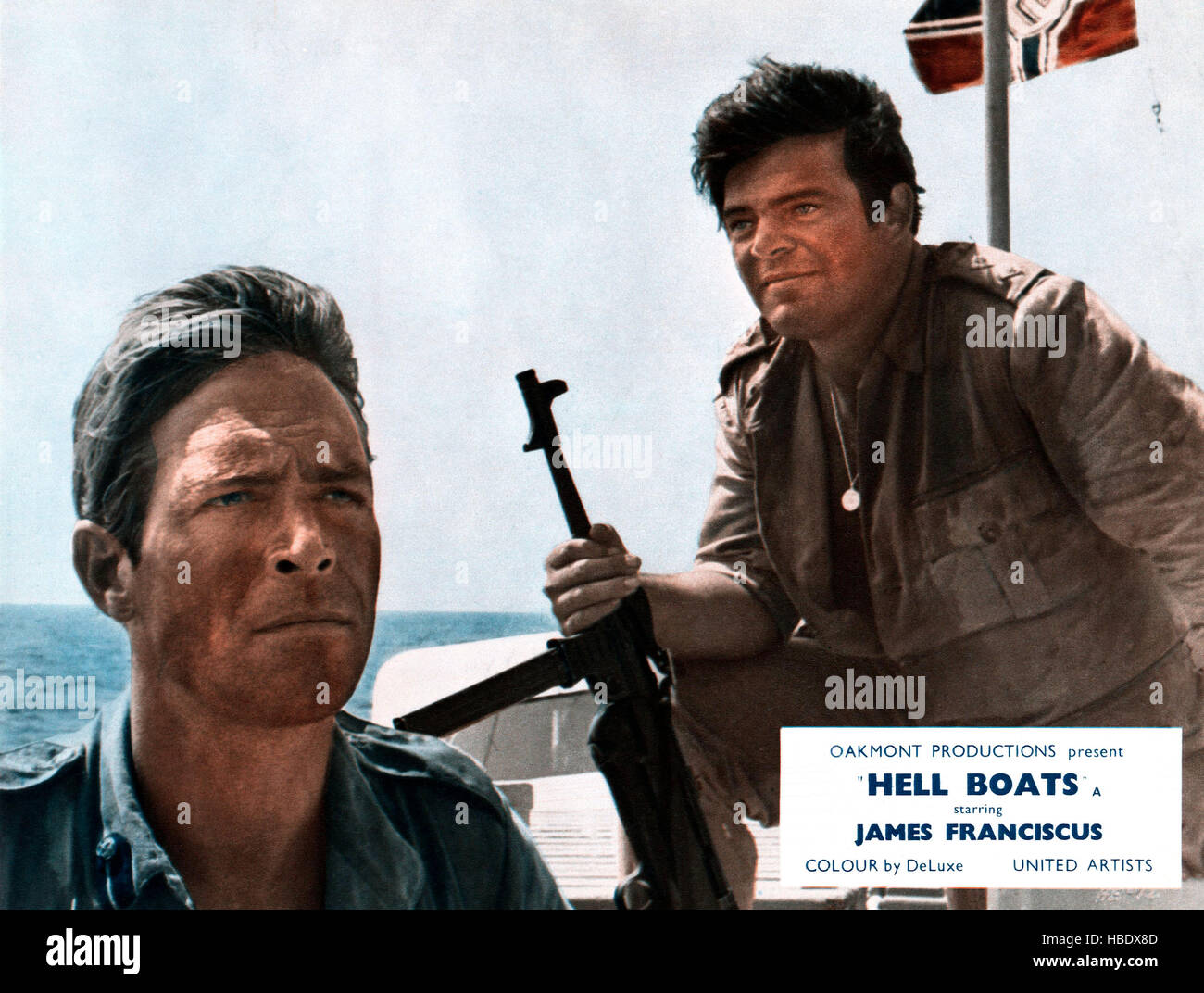 HELL BOATS, from left; James Franciscus, Reuven Bar-Yotam, 1970 Stock ...