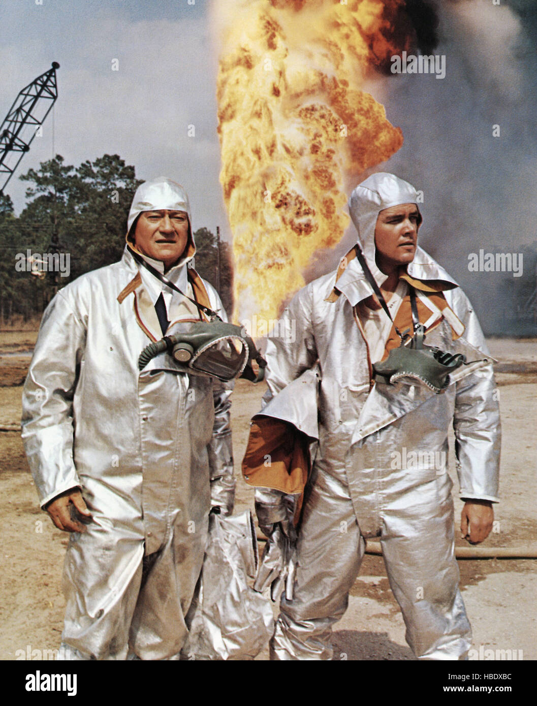 HELLFIGHTERS, John Wayne, Jim Hutton, 1968 Stock Photo - Alamy