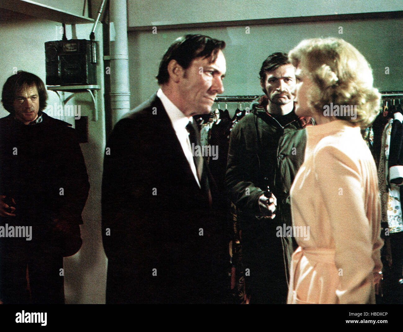 HENNESSY, from left: Peter Egan, Eric Porter, Ian Hogg (gun), Lee ...