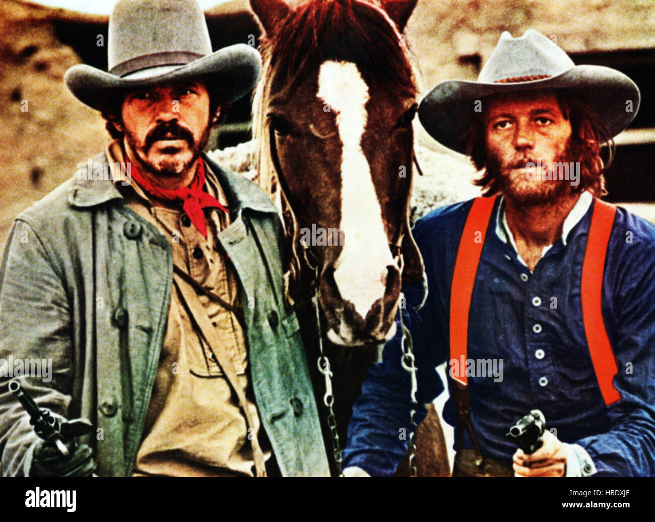 THE HIRED HAND, from left: Warren Oates, Peter Fonda, 1971 Stock Photo ...