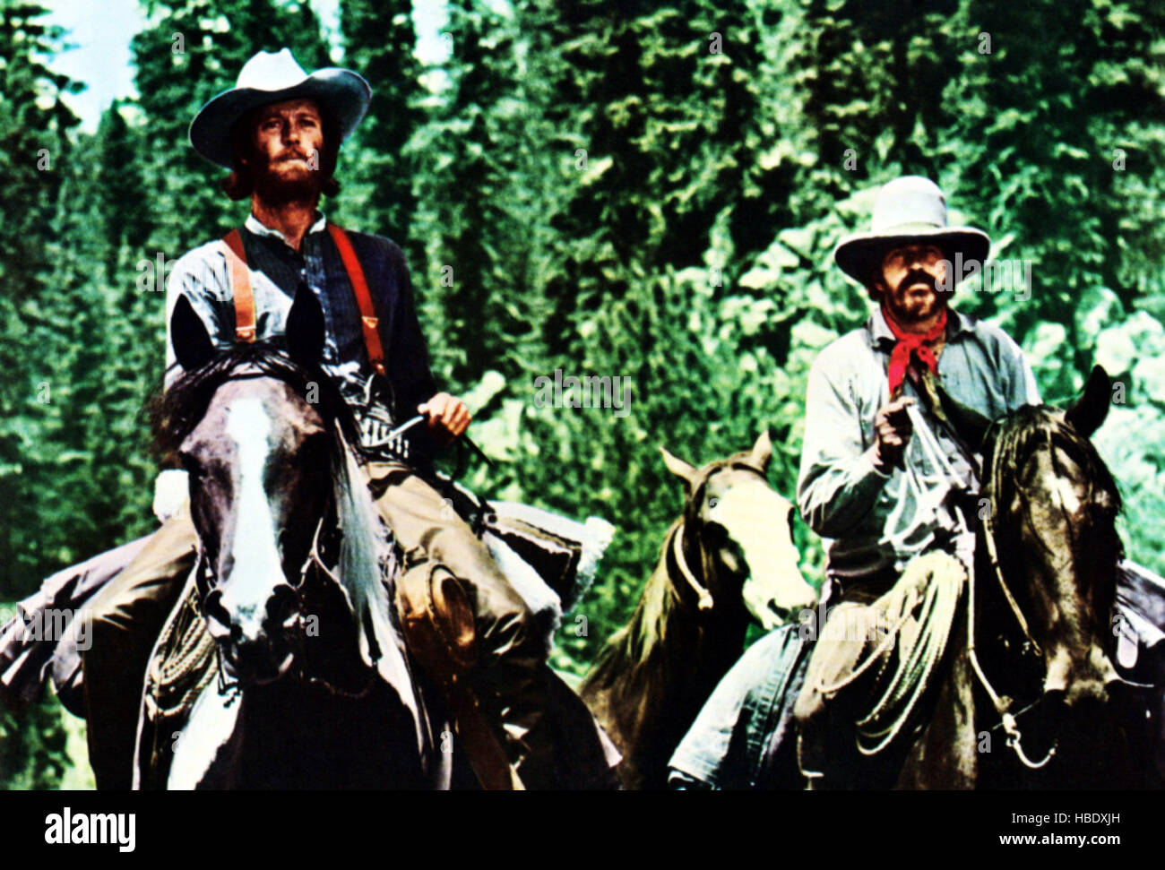 THE HIRED HAND, from left: Peter Fonda, Warren Oates, 1971 Stock Photo ...