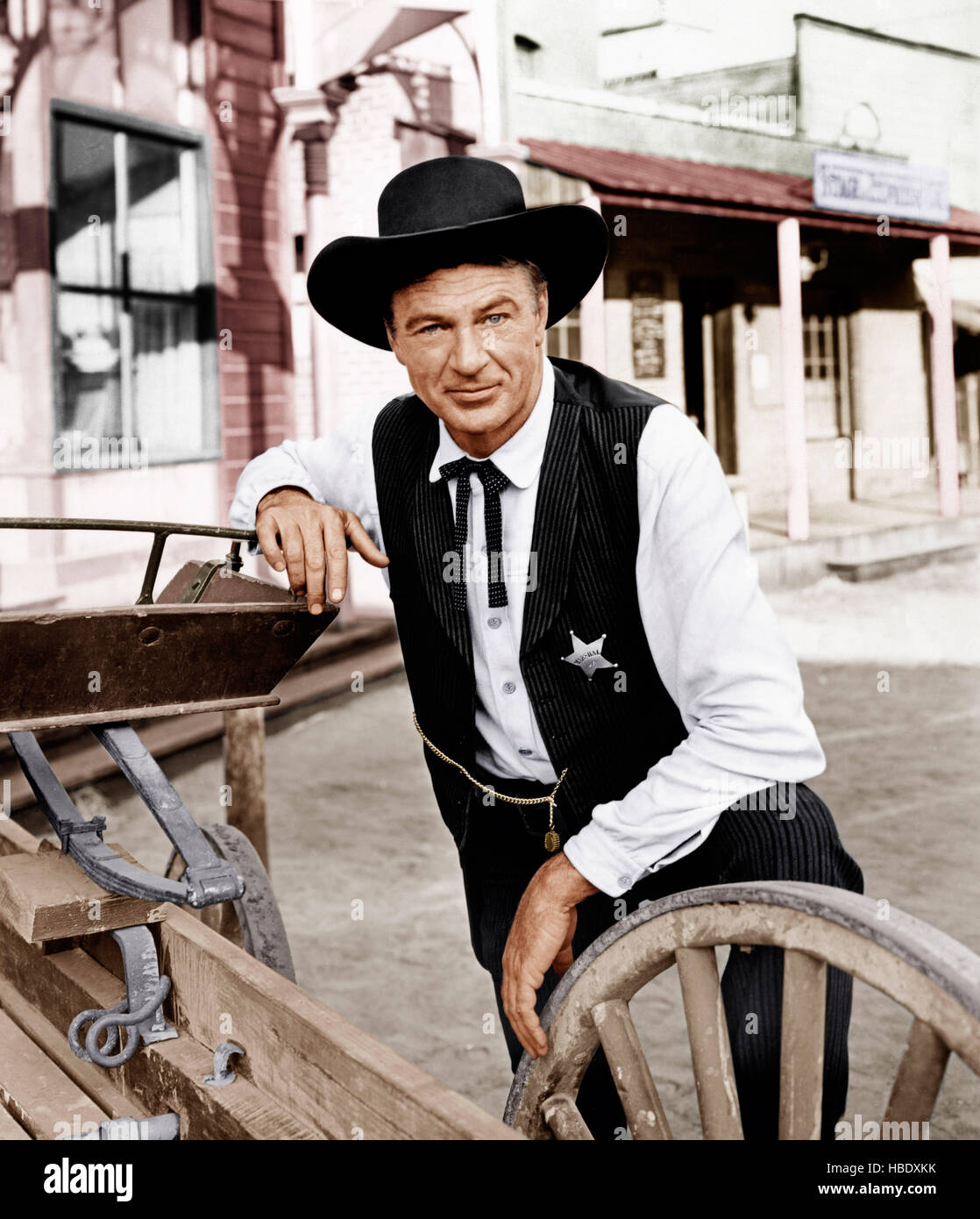 HIGH NOON, Gary Cooper, 1952 Stock Photo - Alamy