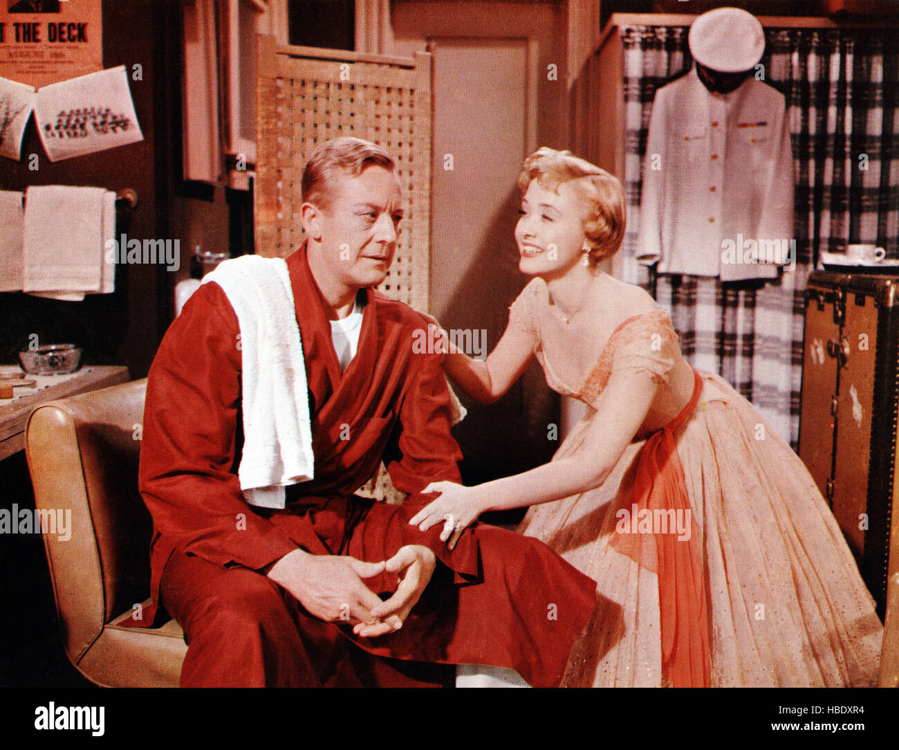 HIT THE DECK, from left: Gene Raymond, Jane Powell, 1955 Stock Photo - Alamy