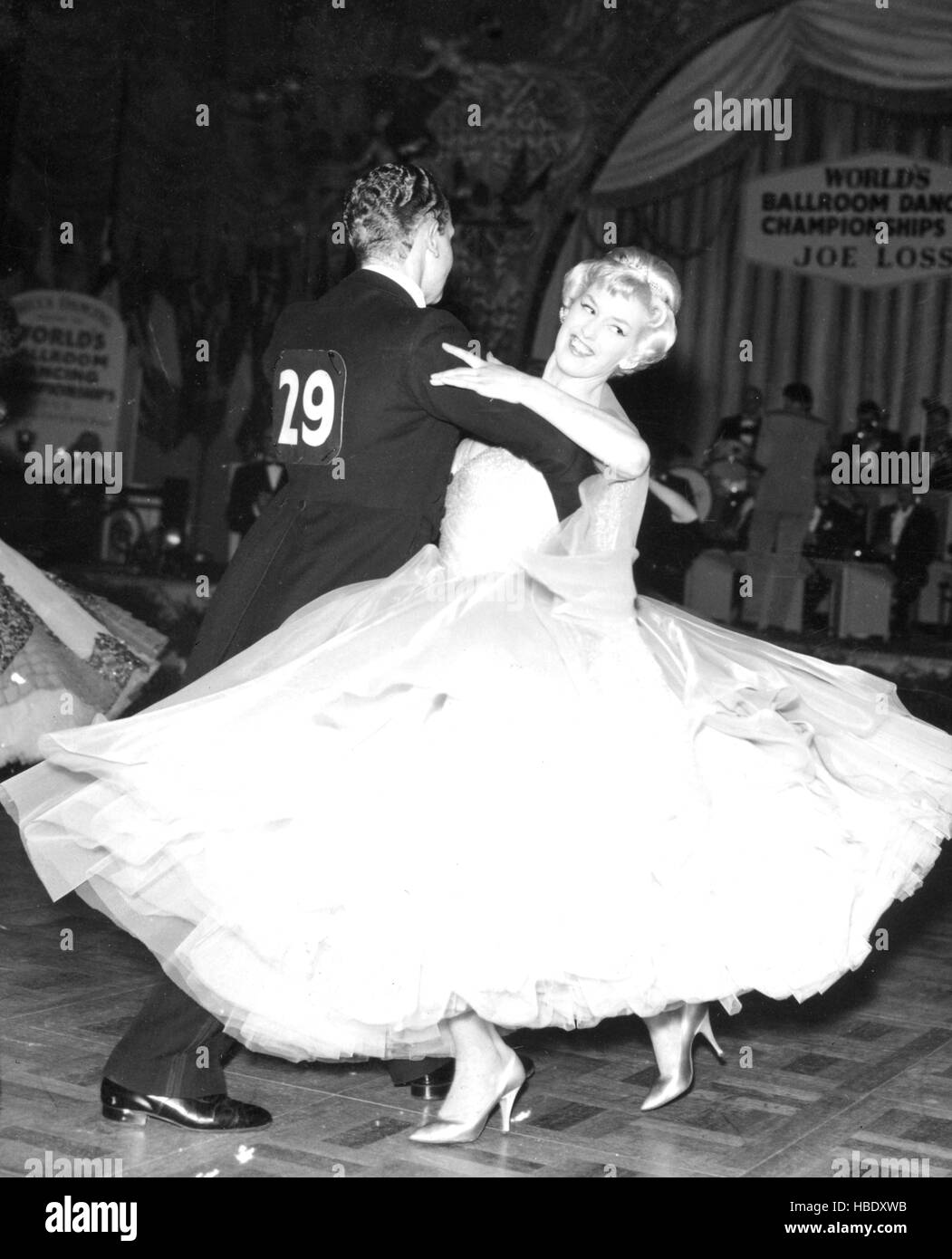 World ballroom dance championships Black and White Stock Photos ...