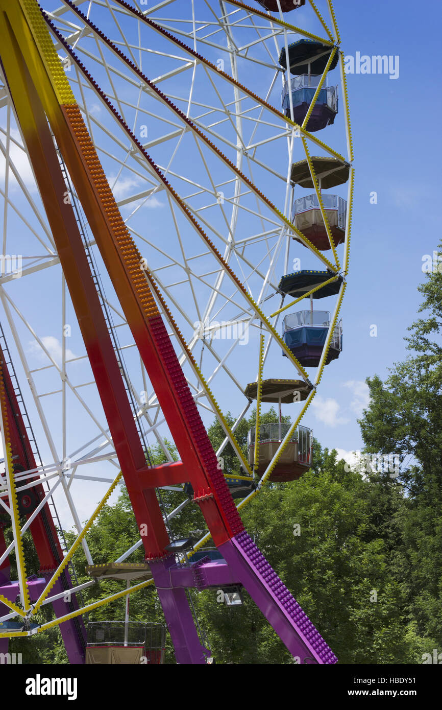 Ferris wheel in the park Stock Photo - Alamy