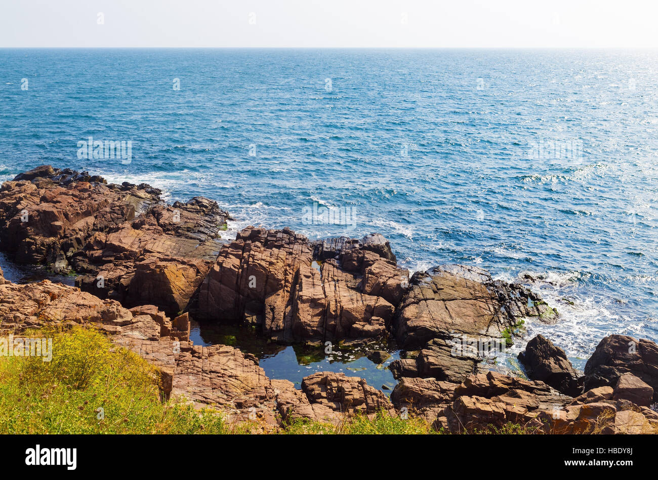 Beautiful picturesque seascape Stock Photo - Alamy