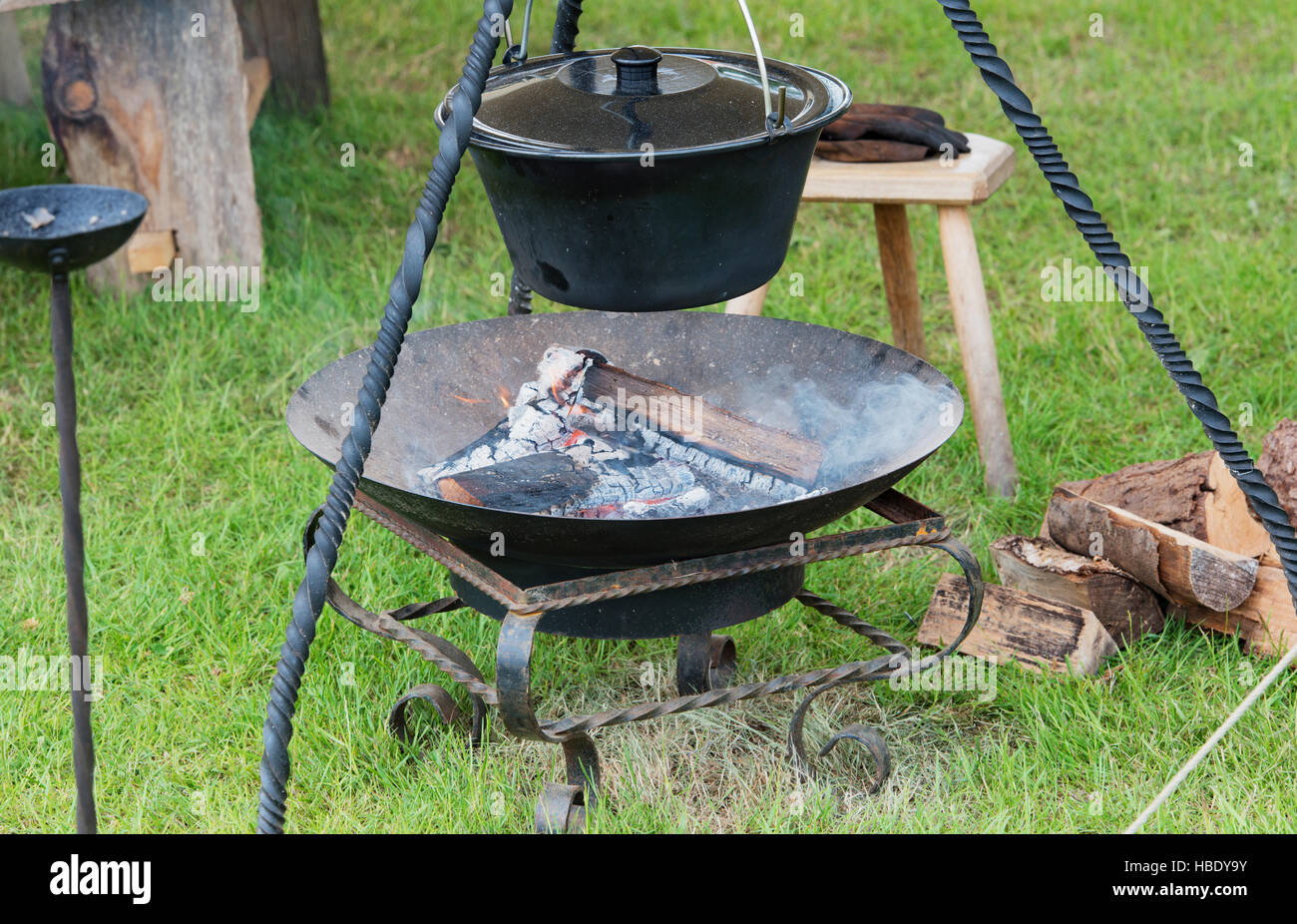 Viking cooking hi-res stock photography and images - Alamy