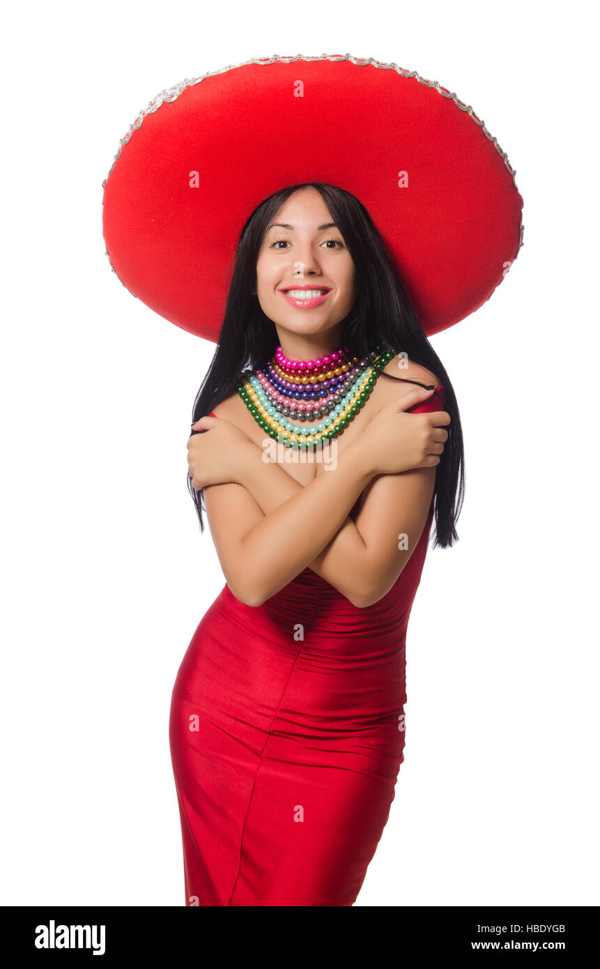 Mexican woman in fashion concept Stock Photo - Alamy
