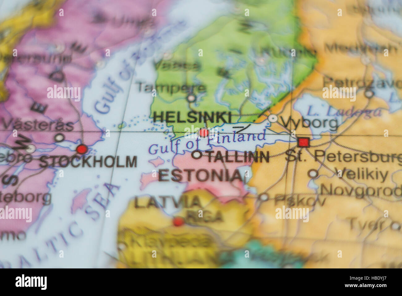 Map of tallinn hi-res stock photography and images - Alamy