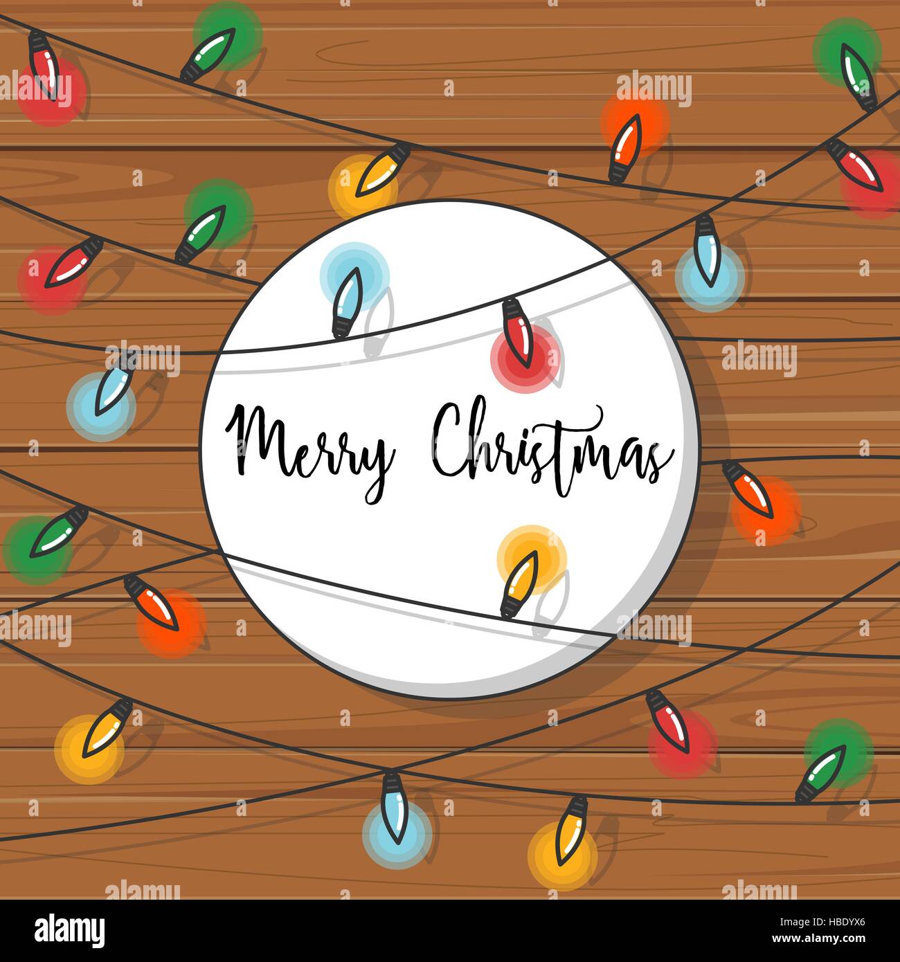 Present on bright table Stock Vector Images - Alamy