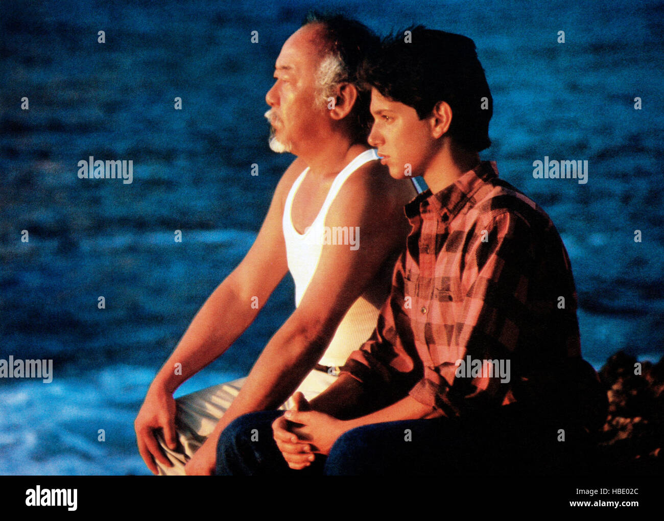 THE KARATE KID, PART II, from left: Pat Morita, Ralph Macchio, 1986 ...