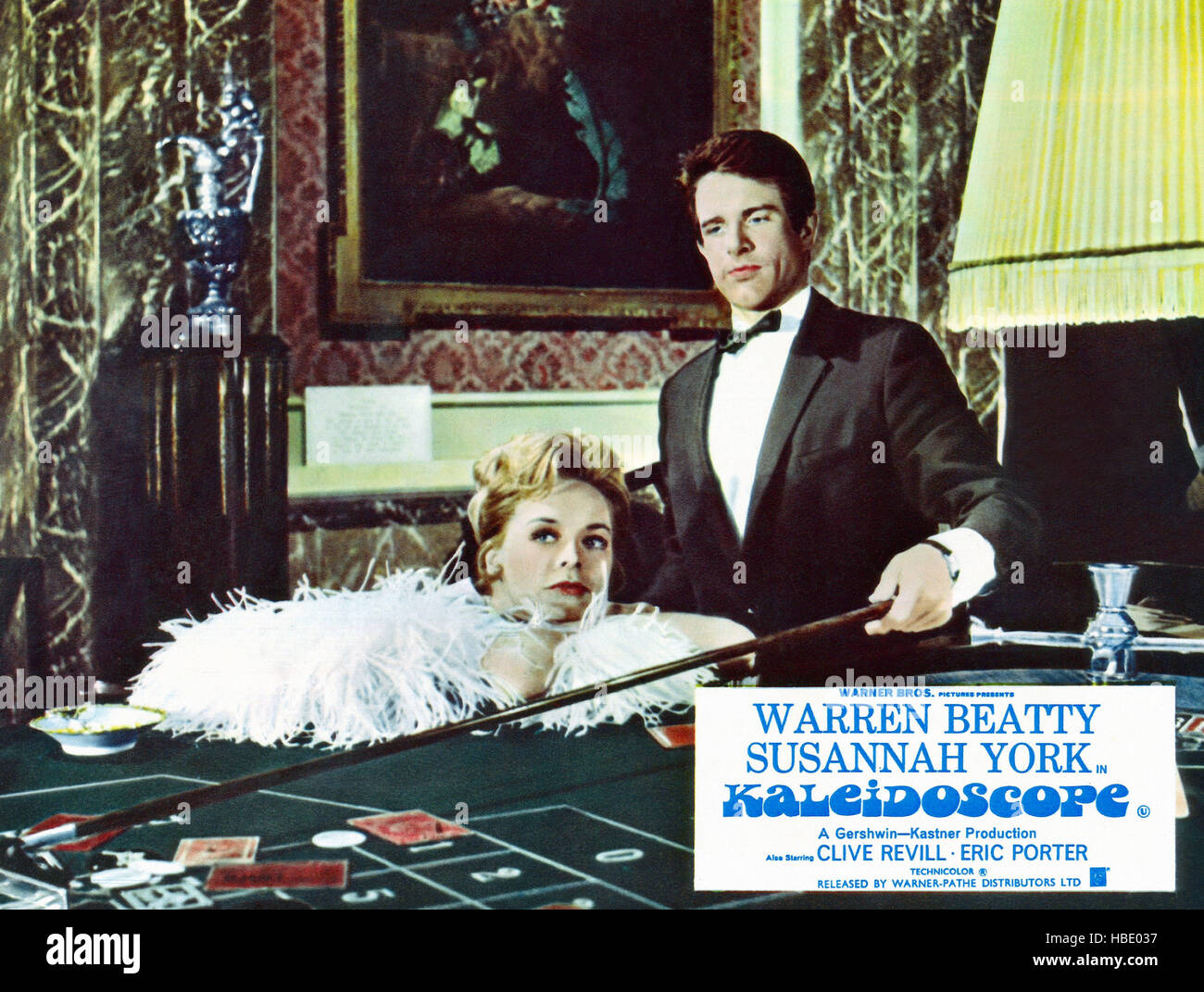 KALEIDOSCOPE, from left: Susannah York, Warren Beatty, 1966 Stock Photo ...