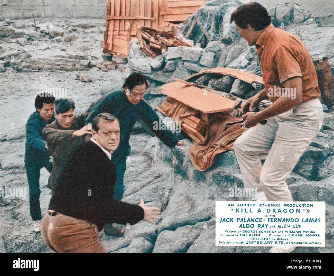 KILL A DRAGON, front from left: Aldo Ray, Jack Palance, 1967 Stock Photo - Alamy
