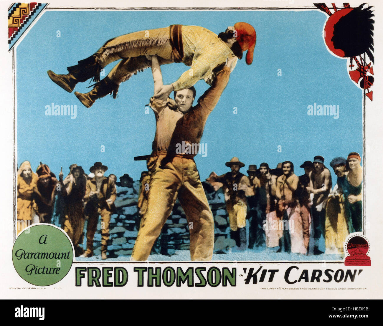 KIT CARSON, Fred Thomson, 1928 Stock Photo - Alamy