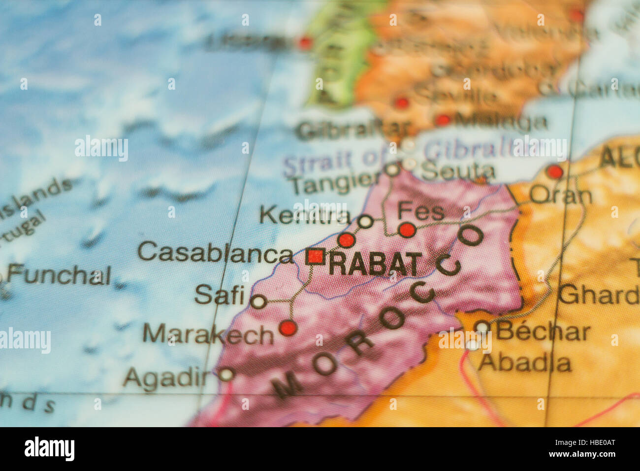 Rabat map hi-res stock photography and images - Alamy