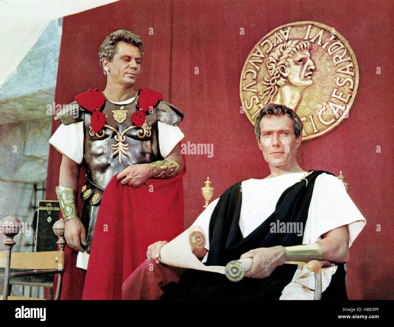 KING OF KINGS, from left, Ron Randell, Hurd Hatfield, 1961 Stock Photo ...