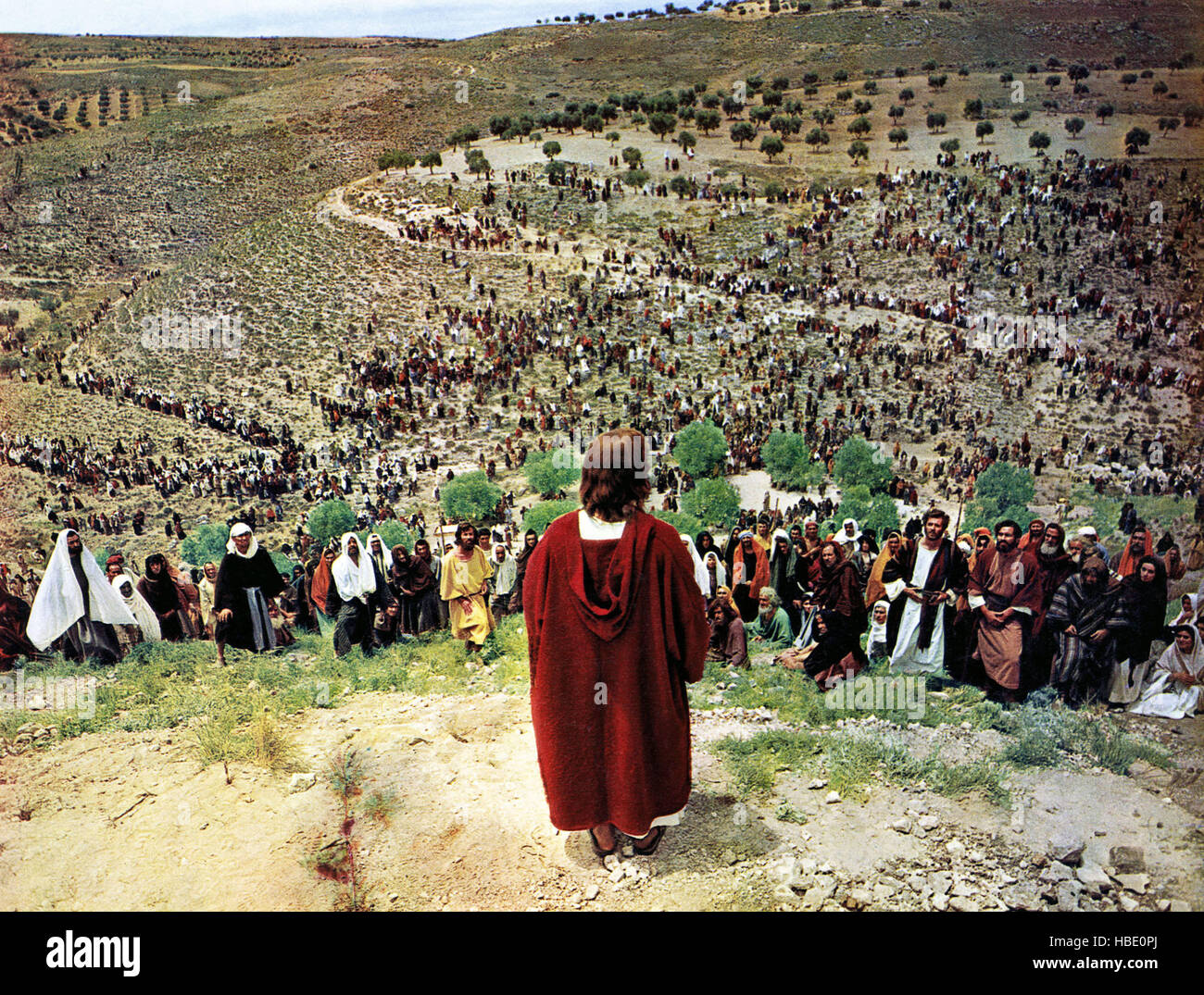 KING OF KINGS, Jeffrey Hunter as Jesus Christ (back to camera), 1961 ...