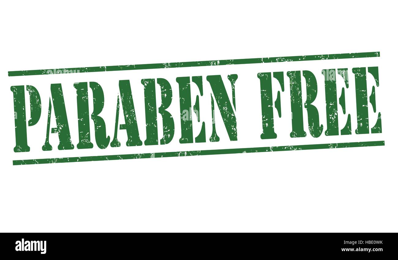 Paraben free grunge rubber stamp on white background, vector ...