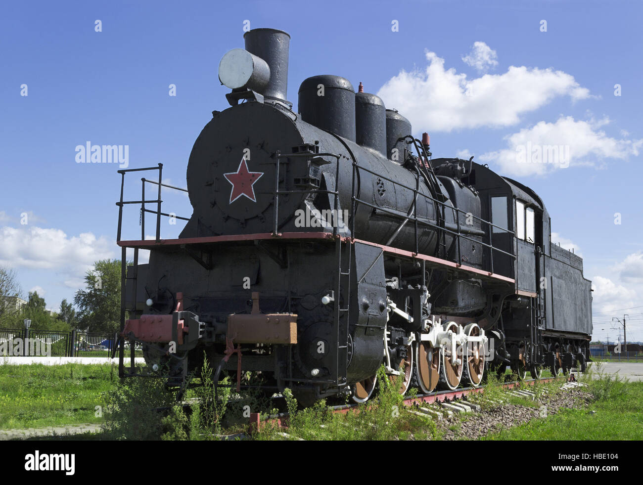 Vintage steam locomotive soviet hi-res stock photography and images - Alamy
