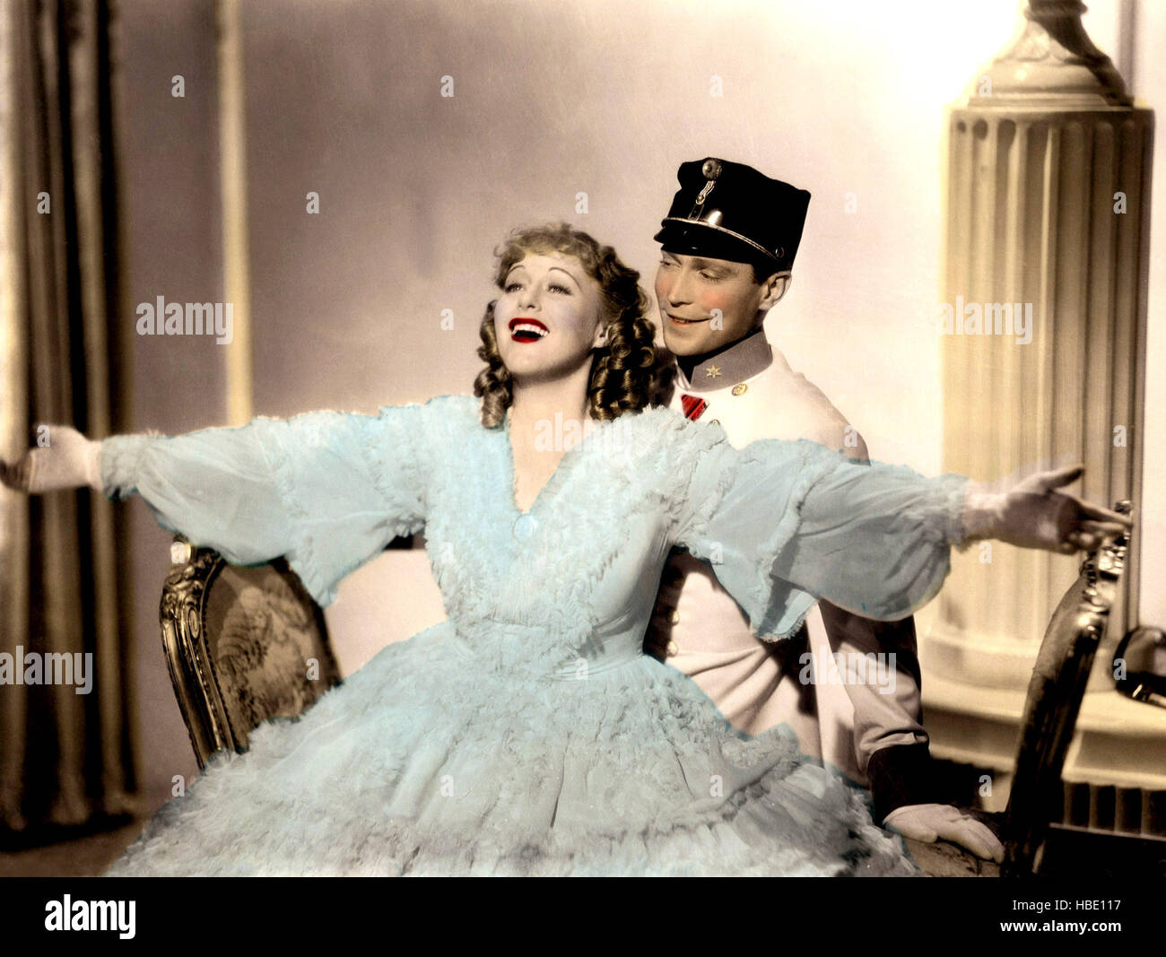 THE KING STEPS OUT, Grace Moore, Franchot Tone, 1936 Stock Photo - Alamy