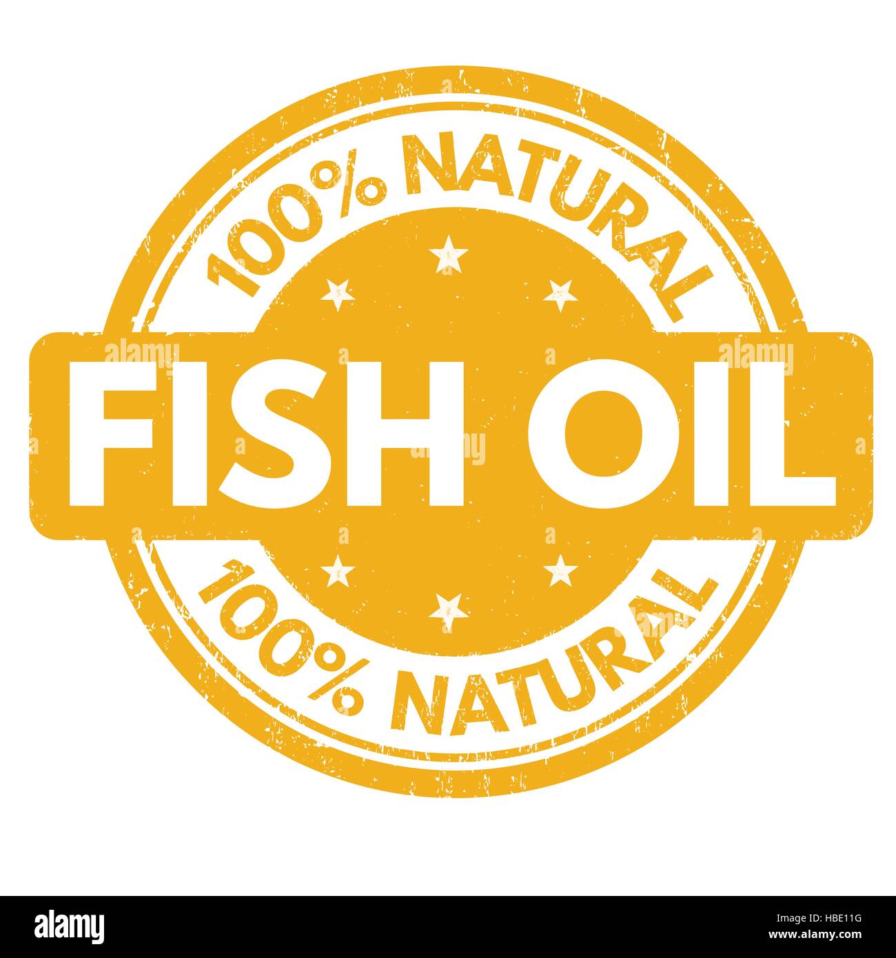 Fish oil grunge rubber stamp on white background, vector illustration ...