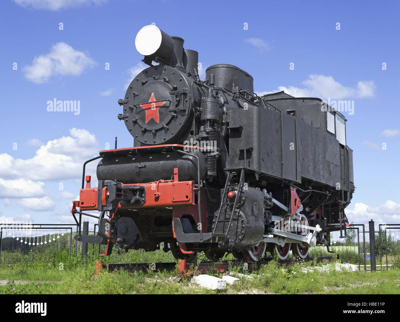 Vintage steam locomotive soviet hi-res stock photography and images - Alamy