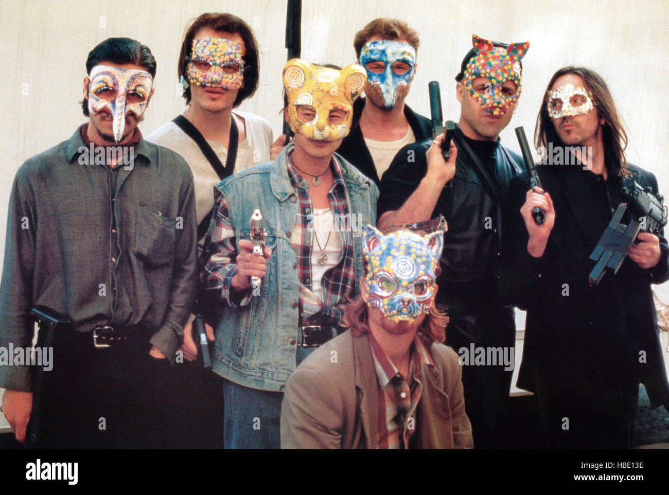 KILLING ZOE, Eric Stoltz (front), Jean-Hugues Anglade (right), 1993 ...