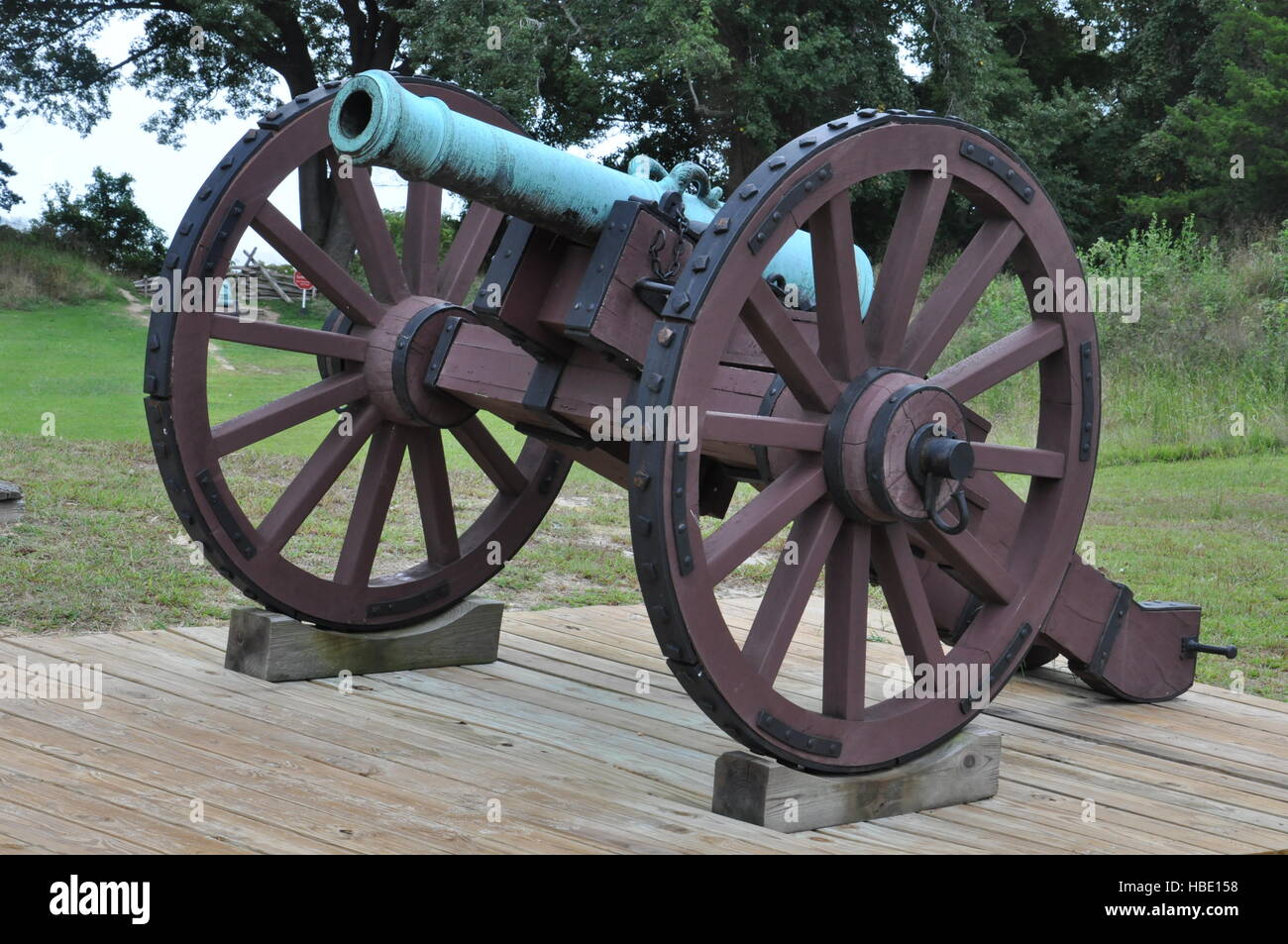 Yorktown Battlefield in Virginia Stock Photo - Alamy