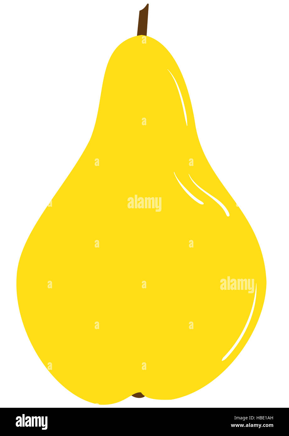 Ripe yellow pear Stock Photo - Alamy