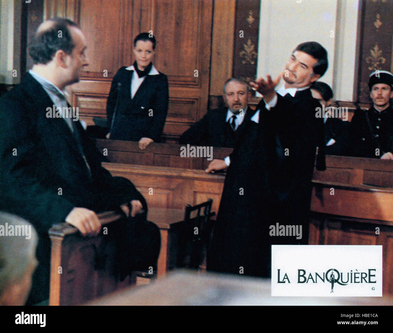 LA BANQUIERE, (aka THE WOMAN BANKER), Romy Schneider (standing rear ...