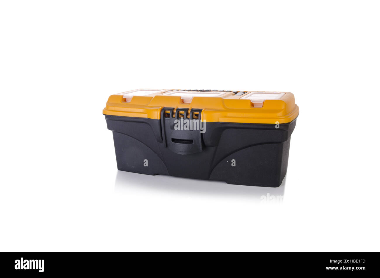 Toolkit box isolated on the white background Stock Photo - Alamy