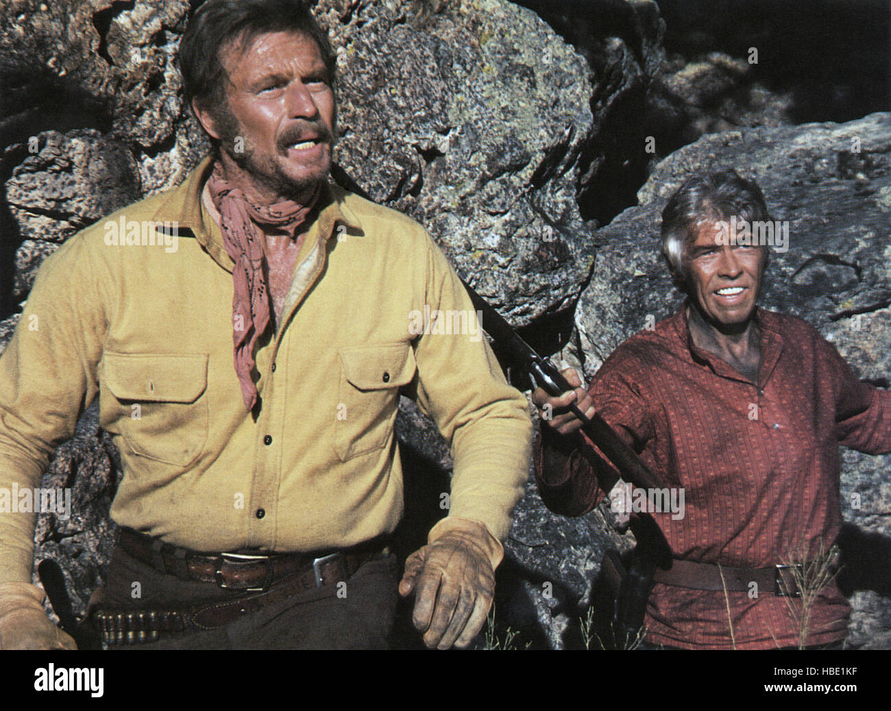 THE LAST HARD MEN, Charleton Heston, James Coburn, 1976, (c) 20th ...