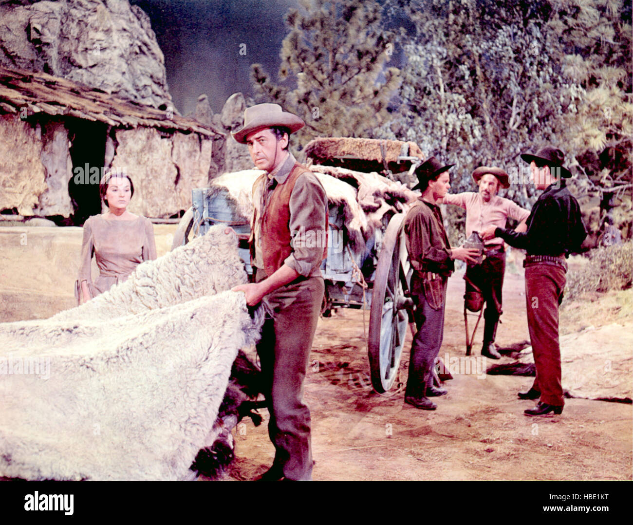 THE LAST HUNT, Debra Paget, Stewart Granger, Russ Tamblyn, Lloyd Nolan ...
