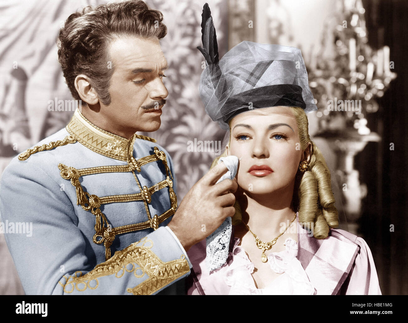 THAT LADY IN ERMINE, from left: Douglas Fairbanks Jr., Betty Grable ...