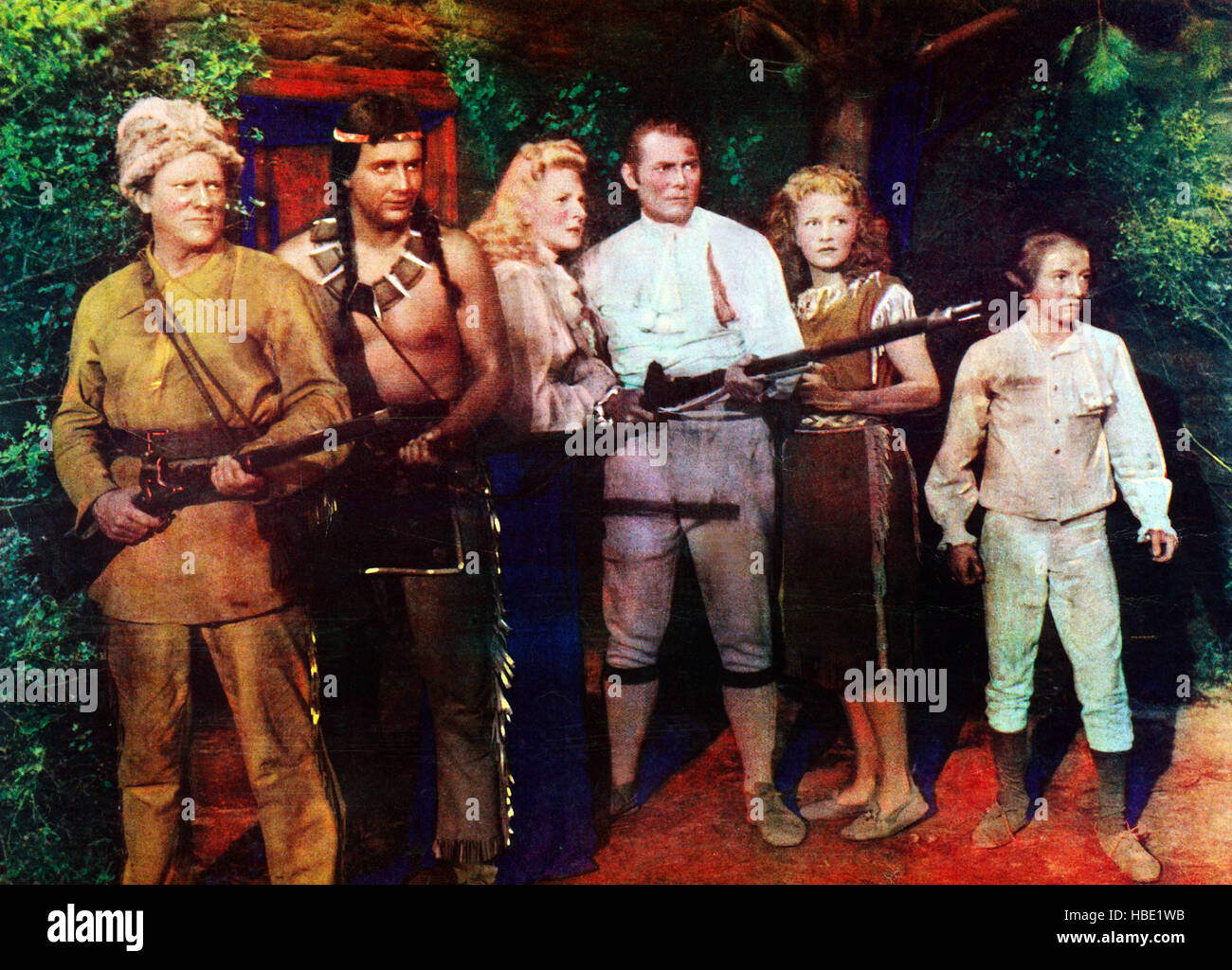 LAST OF THE REDMEN, from left: Michael O'Shea, Rick Vallin, Evelyn ...