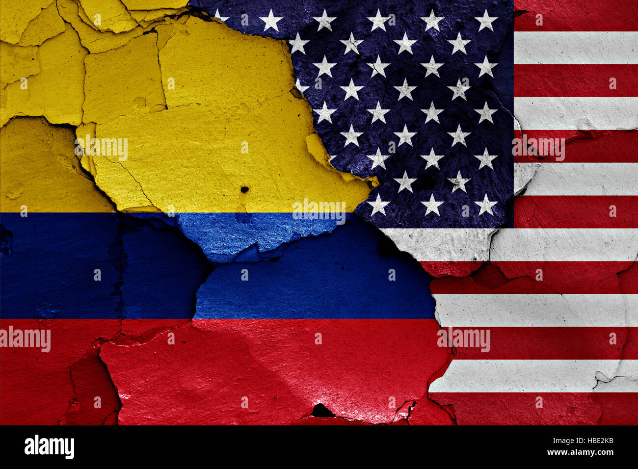 Usa colombia flag hi-res stock photography and images - Alamy