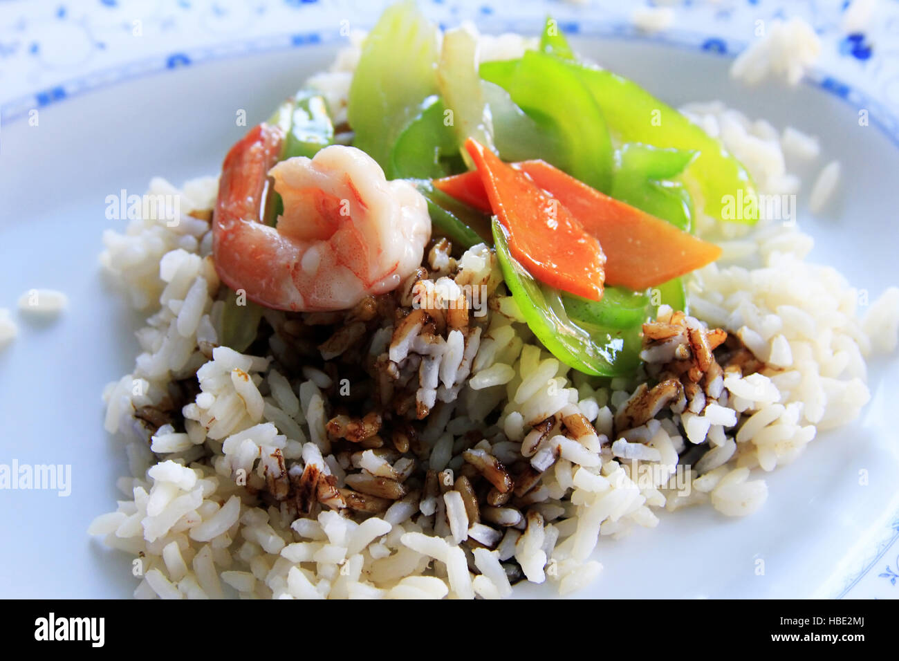 White rice cooked shot hi-res stock photography and images - Alamy