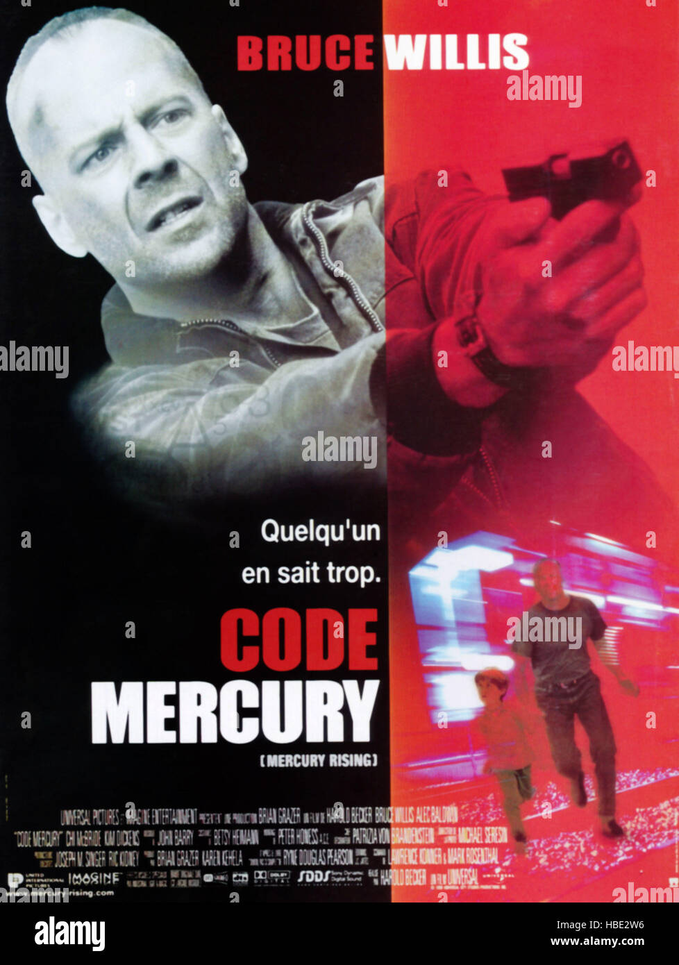 MERCURY RISING, (aka CODE MERCURY), Bruce Willis (top), 1998 ...