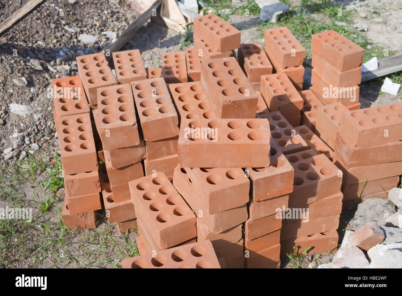 Red clay bricks hi-res stock photography and images - Alamy