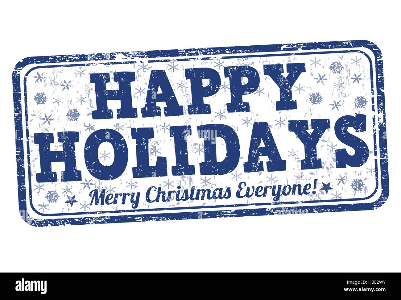 Happy Holidays grunge rubber stamp on white background, vector ...