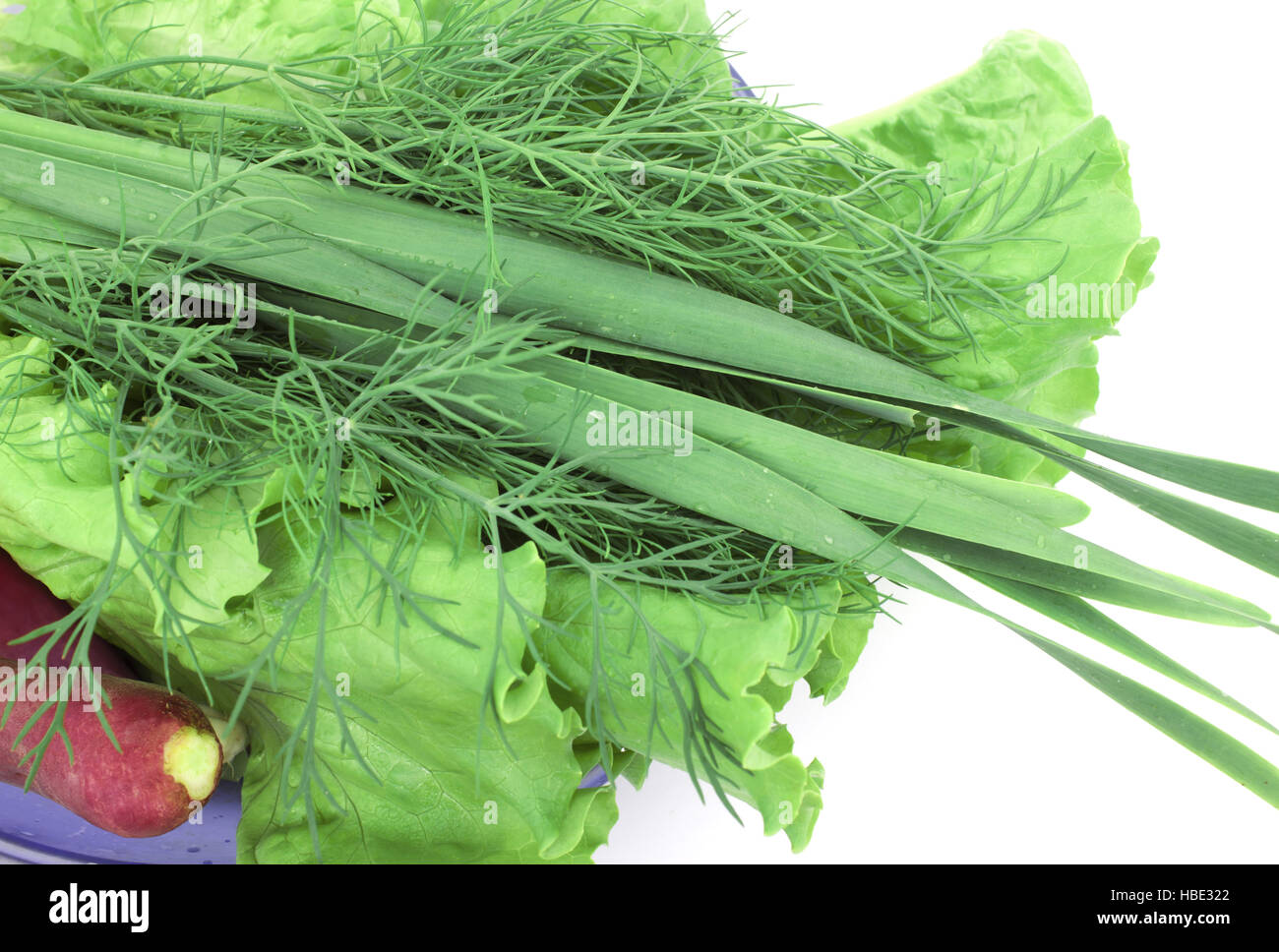 Green-stuff on a plate Stock Photo - Alamy