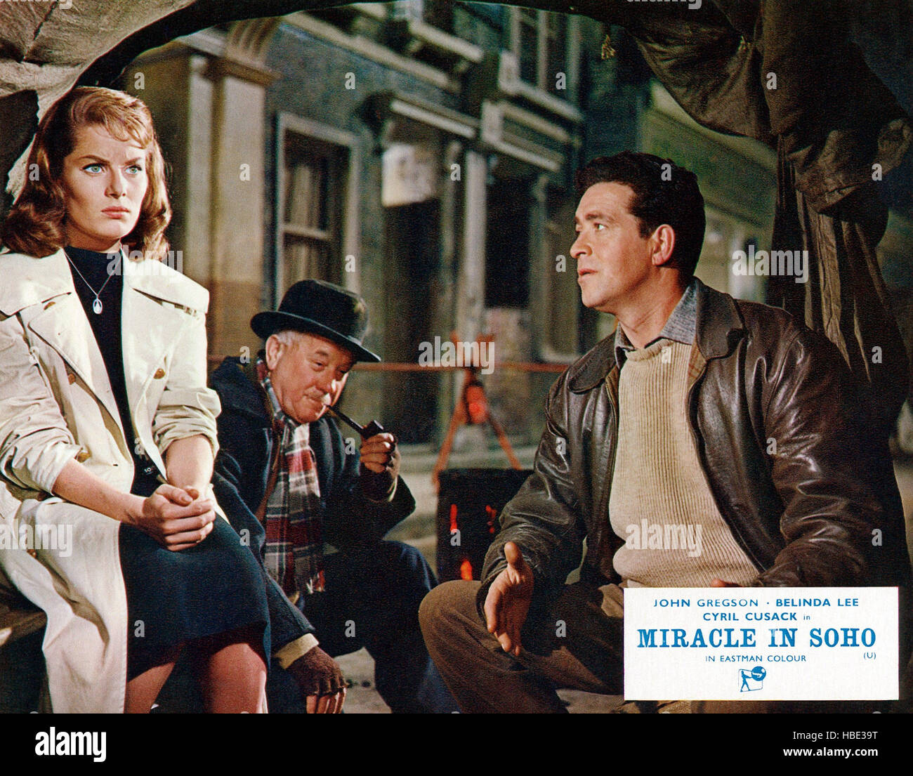 MIRACLE IN SOHO, from left: Belinda Lee, Harry Brunning, John Gregson ...