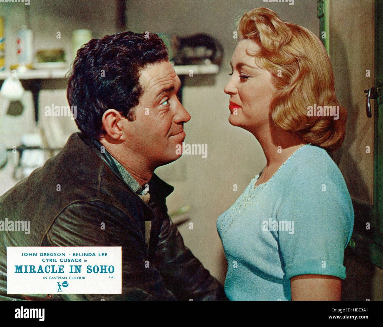 MIRACLE IN SOHO, from left: John Gregson, Barbara Archer, 1957 Stock ...