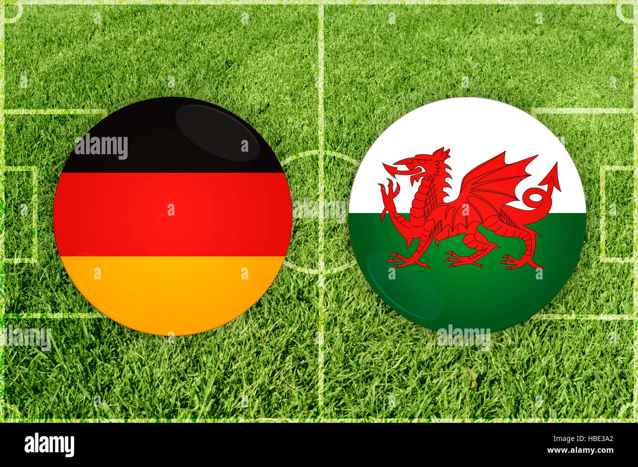 Germany wales flag hi-res stock photography and images - Alamy