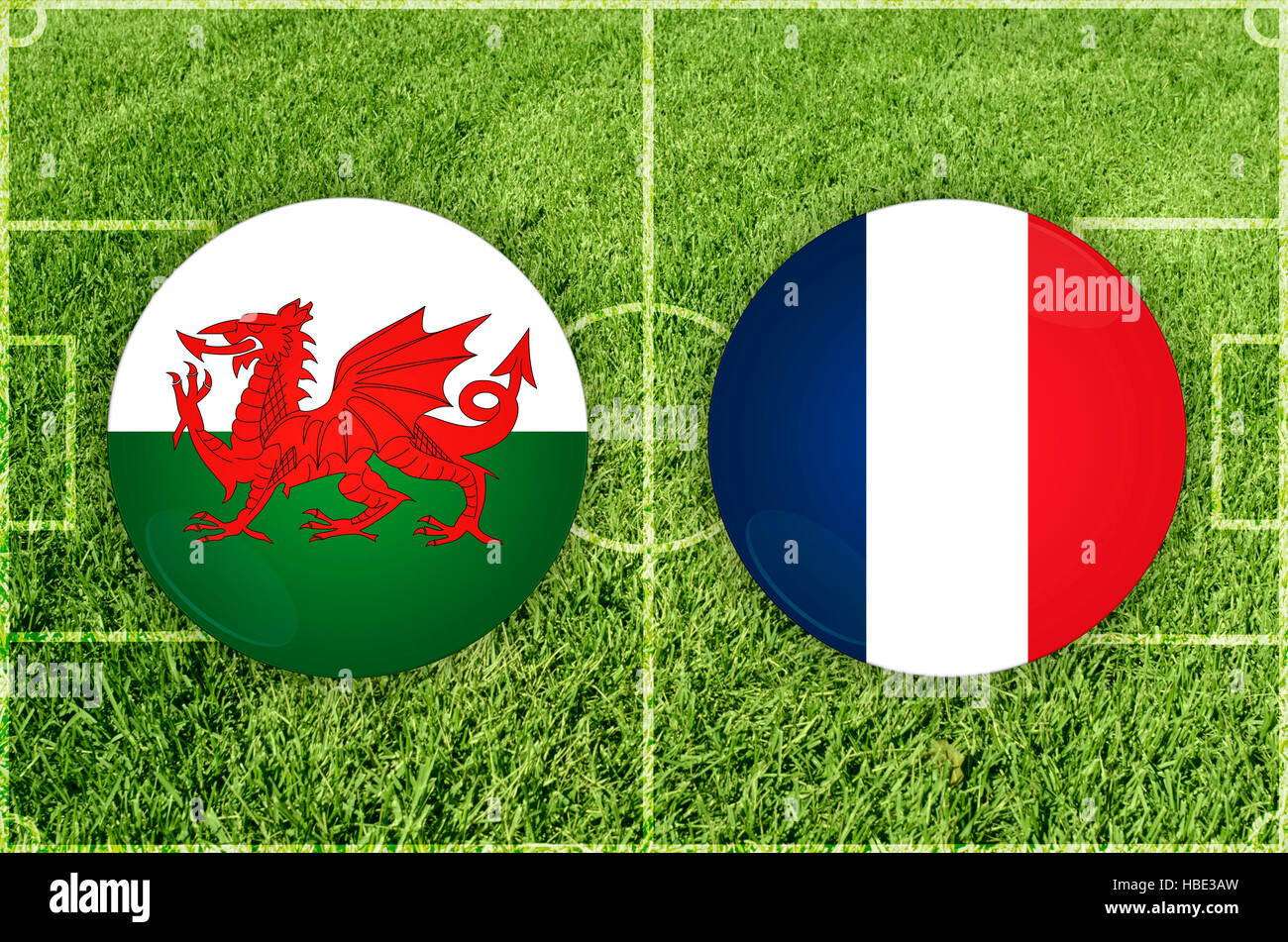 Wales vs France Stock Photo - Alamy
