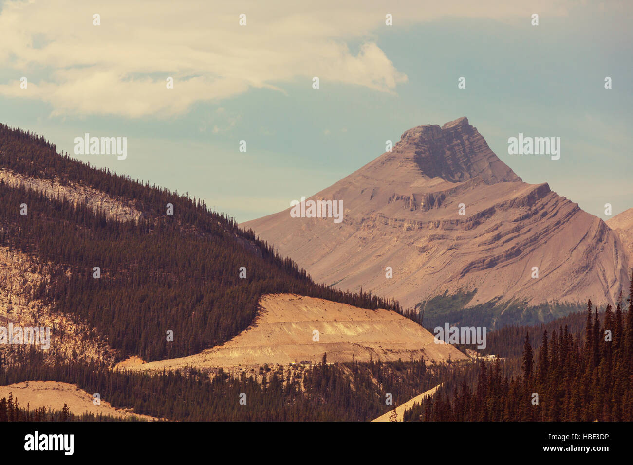 Mountains in Canada Stock Photo - Alamy