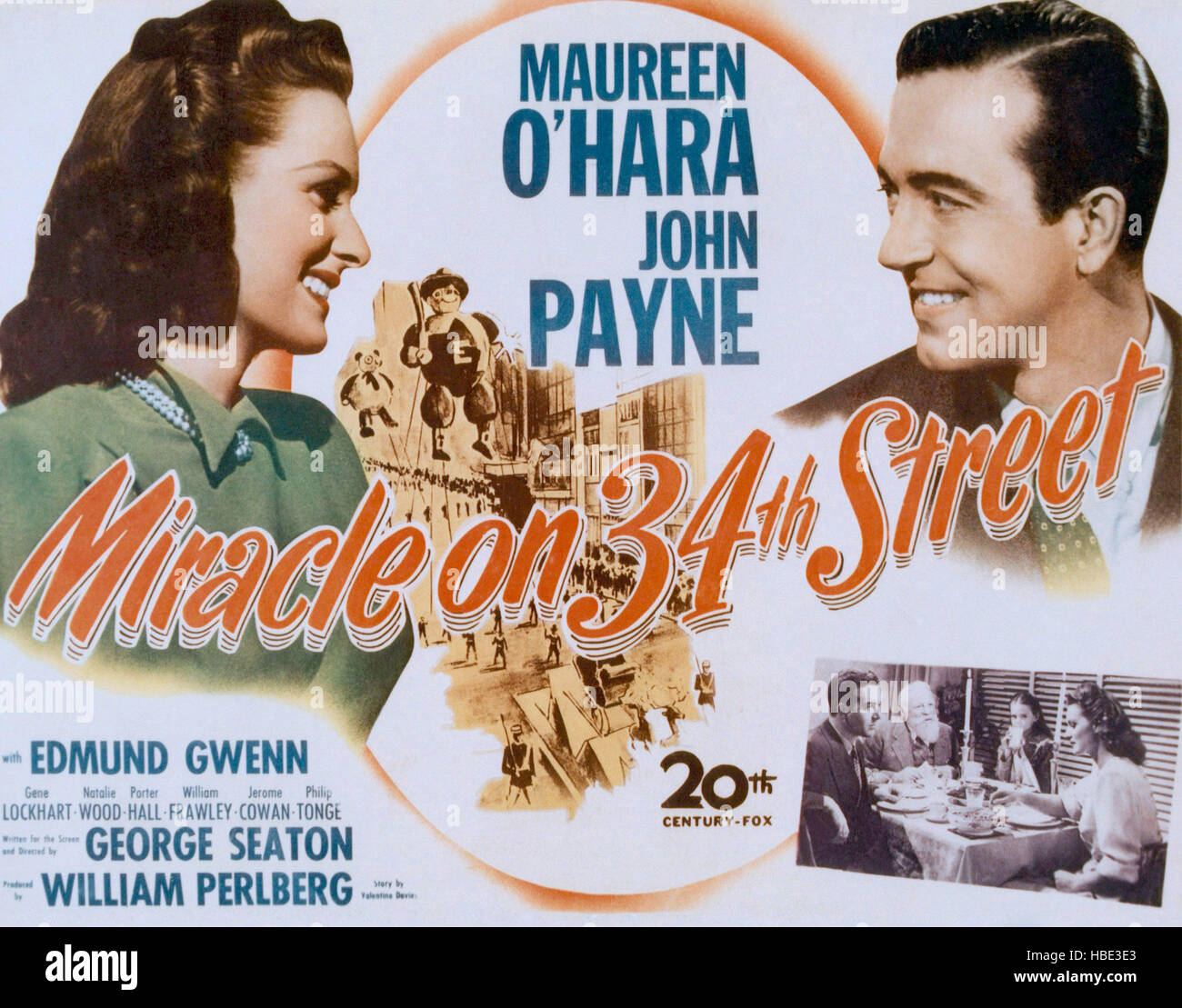 MIRACLE ON 34TH STREET, Maureen O'Hara, John Payne, Edmund Gwenn ...